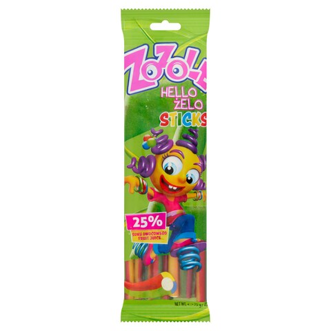 Zozole Sticks Jellies 75g - Tesco Groceries
