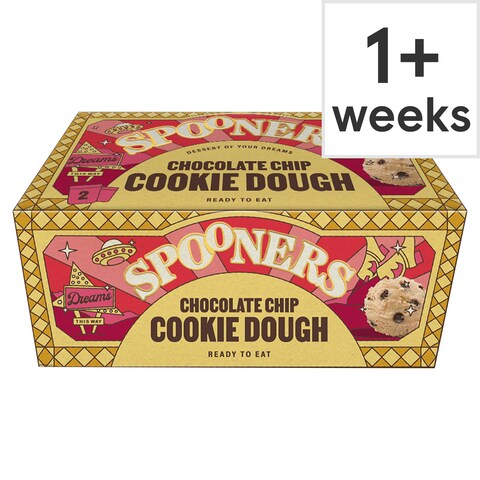 Spooners Chocolate Chip Cookie Dough 2x75g - Tesco Groceries