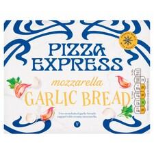 PIZZA EXPRESS MOZZARELLA GARLIC BREAD 340g - Tesco Groceries