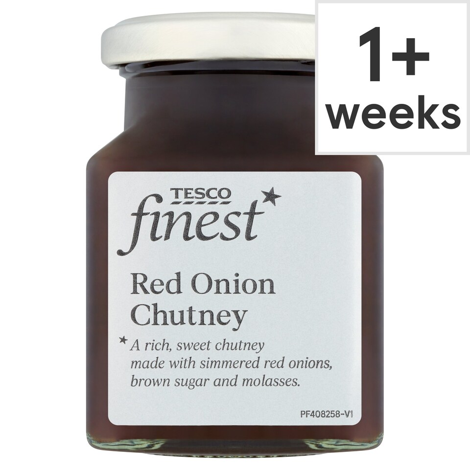 Tesco Finest Red Onion Chutney 230G - Tesco Groceries