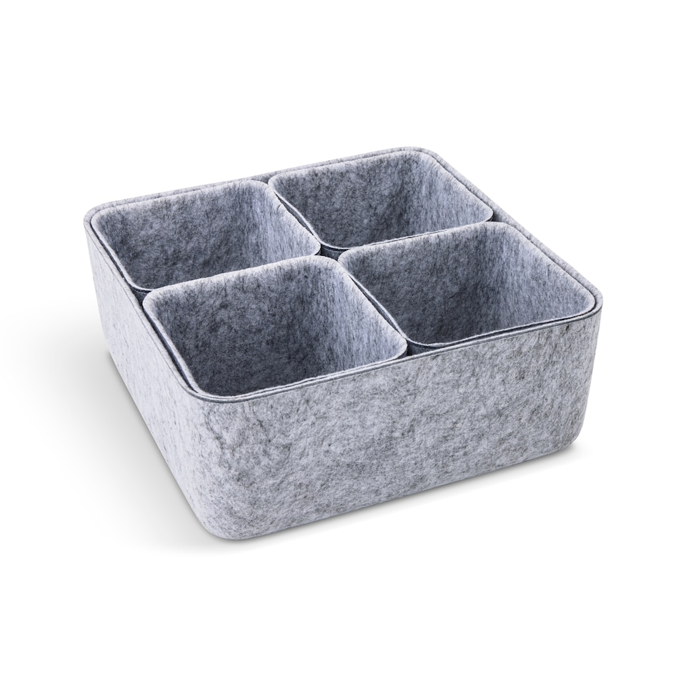 Core Supply 5 Piece Felt Drawer Organiser Set - Tesco Groceries