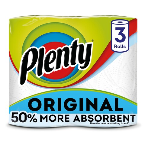 Plenty Kitchen Towel 300 Sheets 3 Roll - Tesco Groceries