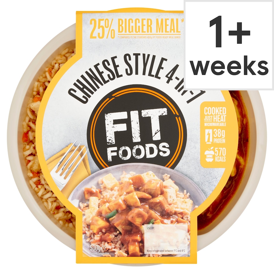 Fit Foods Chinese Style 4 in 1 500g - Tesco Groceries
