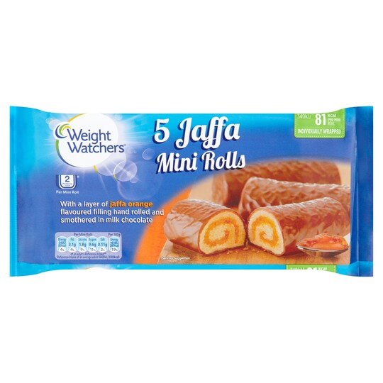Weight Watchers Jaffa Mini Rolls5pk - Tesco Groceries