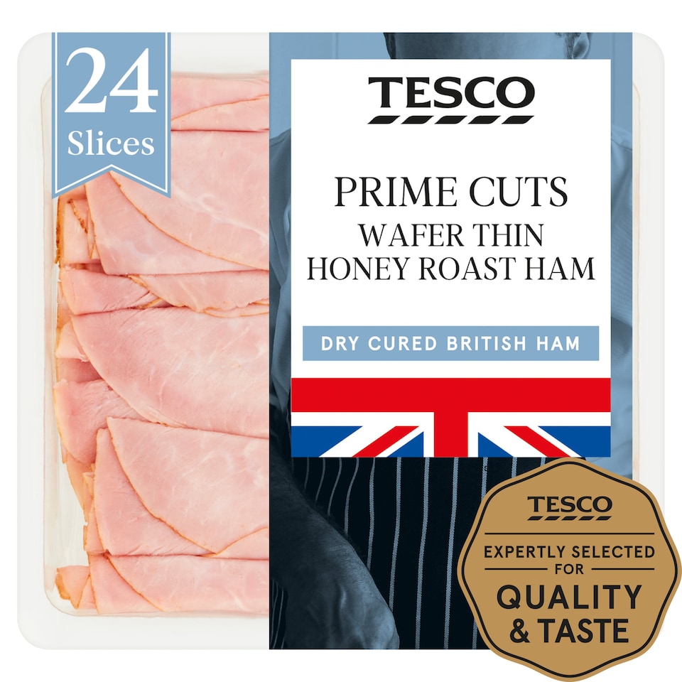 Tesco British Wafer Thin Honey Roast Ham 400G - Tesco Groceries