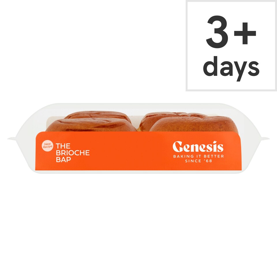 Genesis Crafty Brioche Rolls 4 Pack - Tesco Groceries