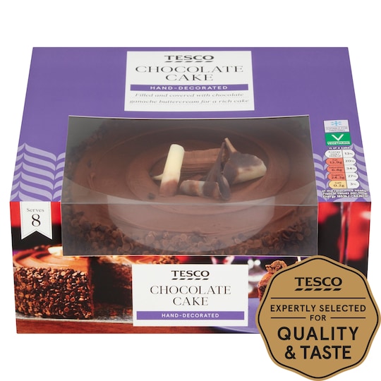 Tesco Small Chocolate Celeb Cake Each - Tesco Groceries