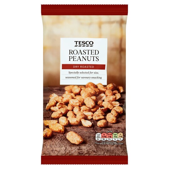 Tesco Dry Roasted Peanuts 550G - Tesco Groceries