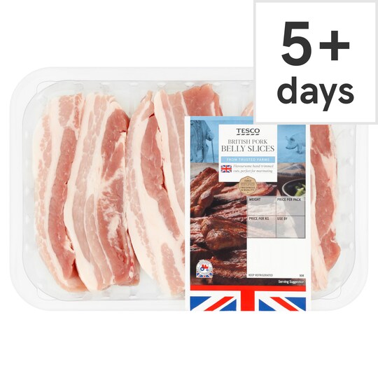 Tesco British Pork Belly Slices - Tesco Groceries