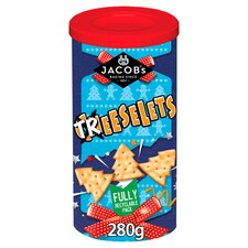 Jacobs Cheeselets Christmas Caddy 280G - Tesco Groceries