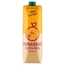 Rio Cold Press 100% Orange Juice with Pulp 1L - Tesco Groceries