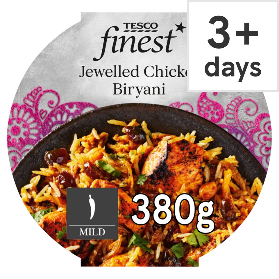 Tesco Finest Jewelled Chicken Biryani 380g - Tesco Groceries