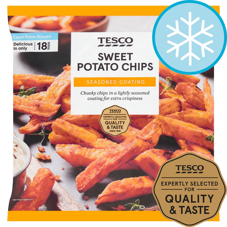 Tesco Sweet Potato Oven Chips 500G - Tesco Groceries