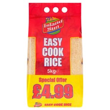 Island Sun Easy Cook Rice 5Kg - Tesco Groceries