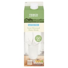 Tesco Lactose Free Semi Skimmed Milk 1 Litre - Tesco Groceries