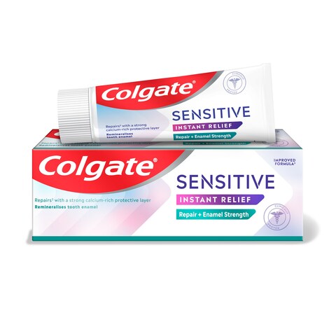 Colgate Sensitive Instant Relief Repair + Enamel Strength Travel Size ...