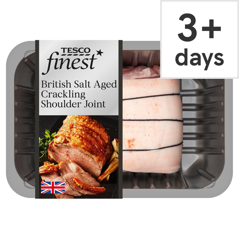 Tesco Finest British S/A Crackling Pork Rib Eye Shoulder Roast 800G-1 ...