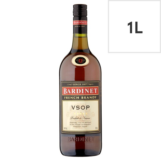 Bardinet Vsop French Brandy 1Litre - Tesco Groceries