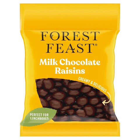 Forest Feast Milk Chocolate Raisins 65G - Tesco Groceries