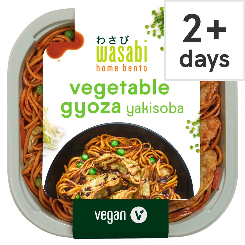Wasabi Vegetable Gyoza & Yakisoba Noodles 450G - Tesco Groceries