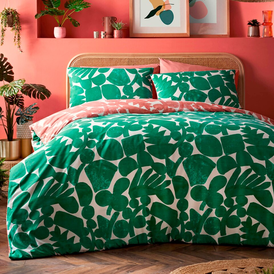 Cosmo Living Block Geo Duvet Set King - Tesco Groceries