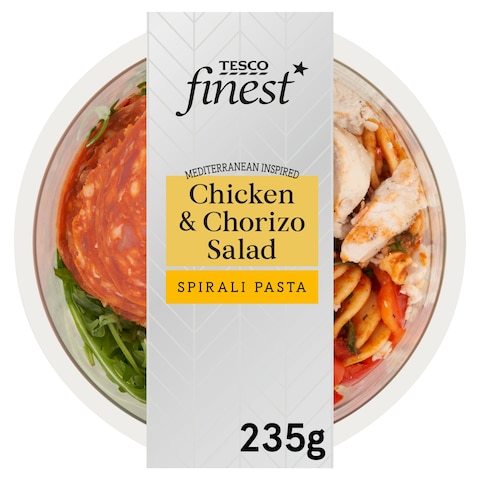 Tesco Finest Chicken Chorizo & Pasta Salad 235G - Tesco Groceries