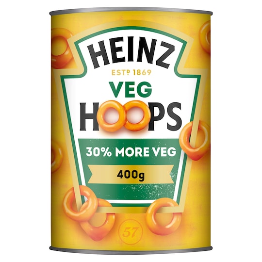 Heinz Vegetable Pasta Hoops 400G - Tesco Groceries