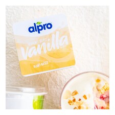 Alpro Vanilla Soya Dessert 4 X 125G - Tesco Groceries