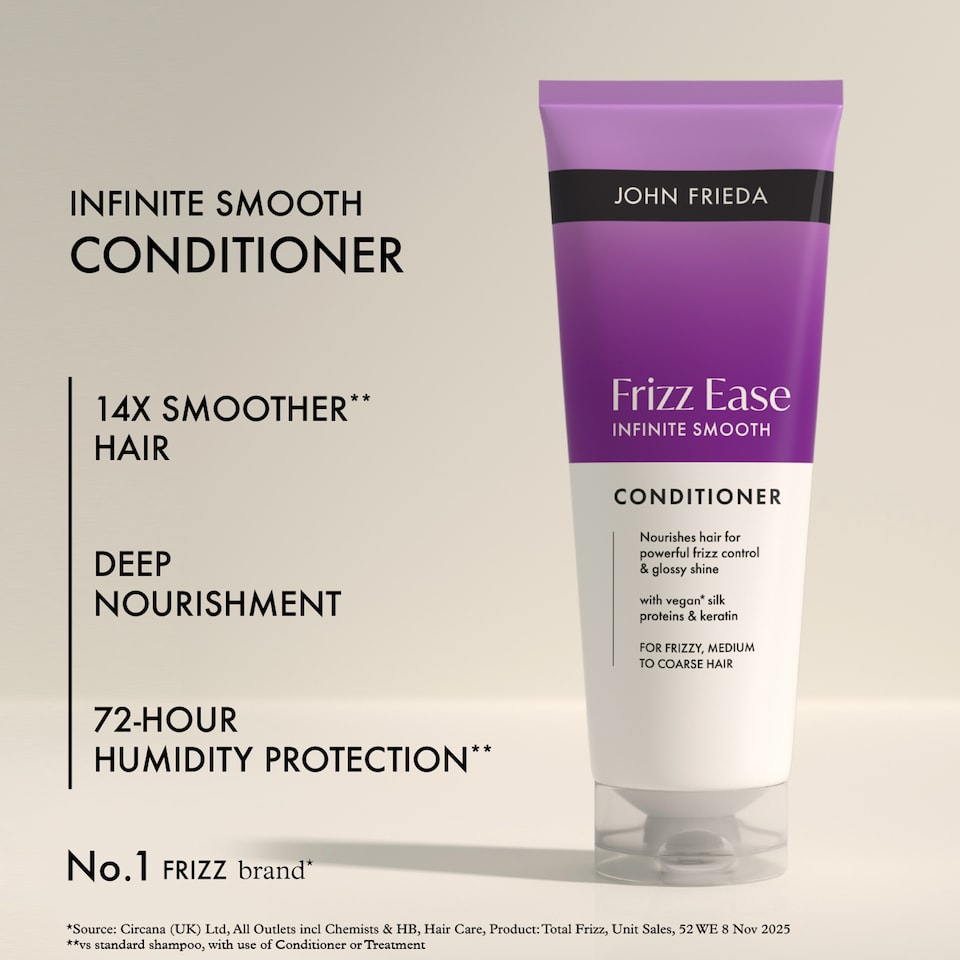 John Frieda Frizz Ease Infinite Smooth Conditioner 250ml - Tesco Groceries