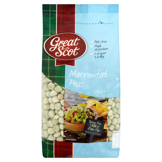 Great Scot Marrow Fat Peas 500G - Tesco Groceries