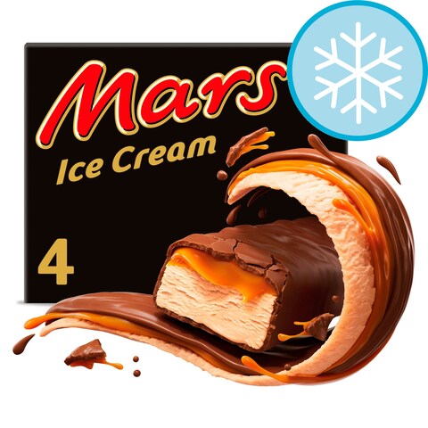 Mars Ice Cream Bars 4 x 49.5 ml - Tesco Groceries
