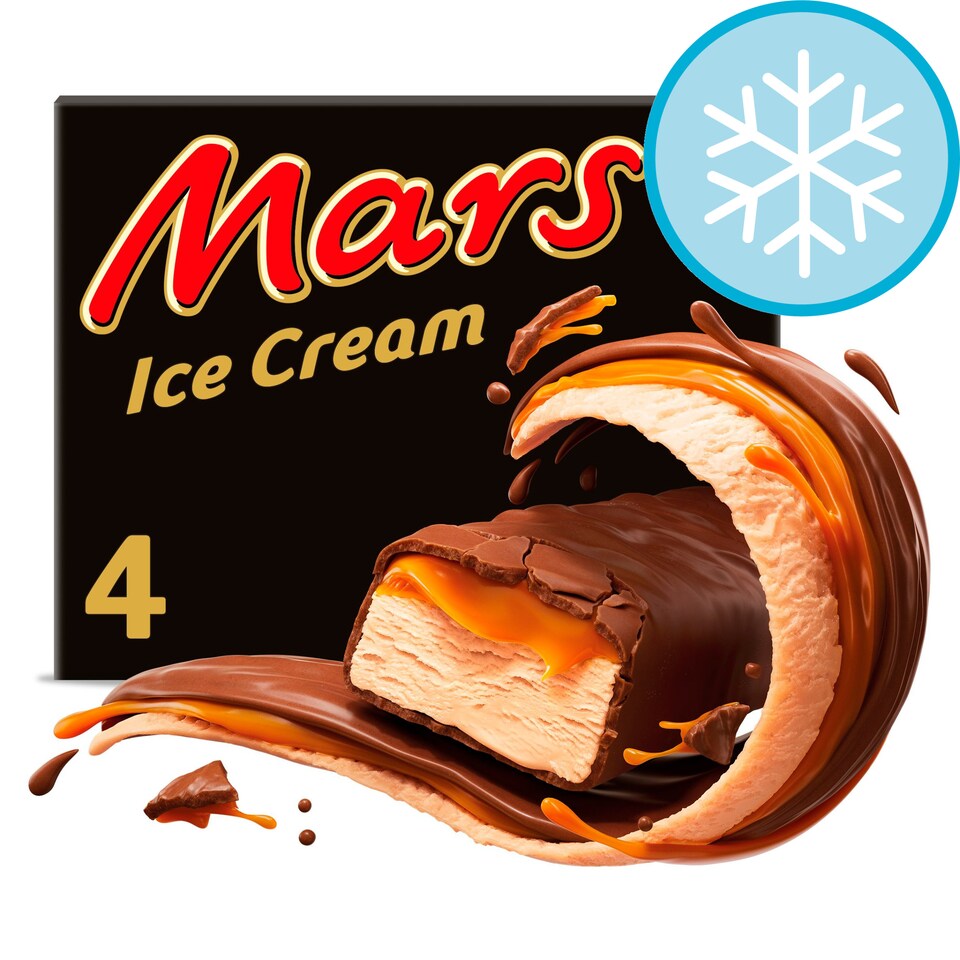 Mars Ice Cream Bars 4 x 49.5 ml - Tesco Groceries