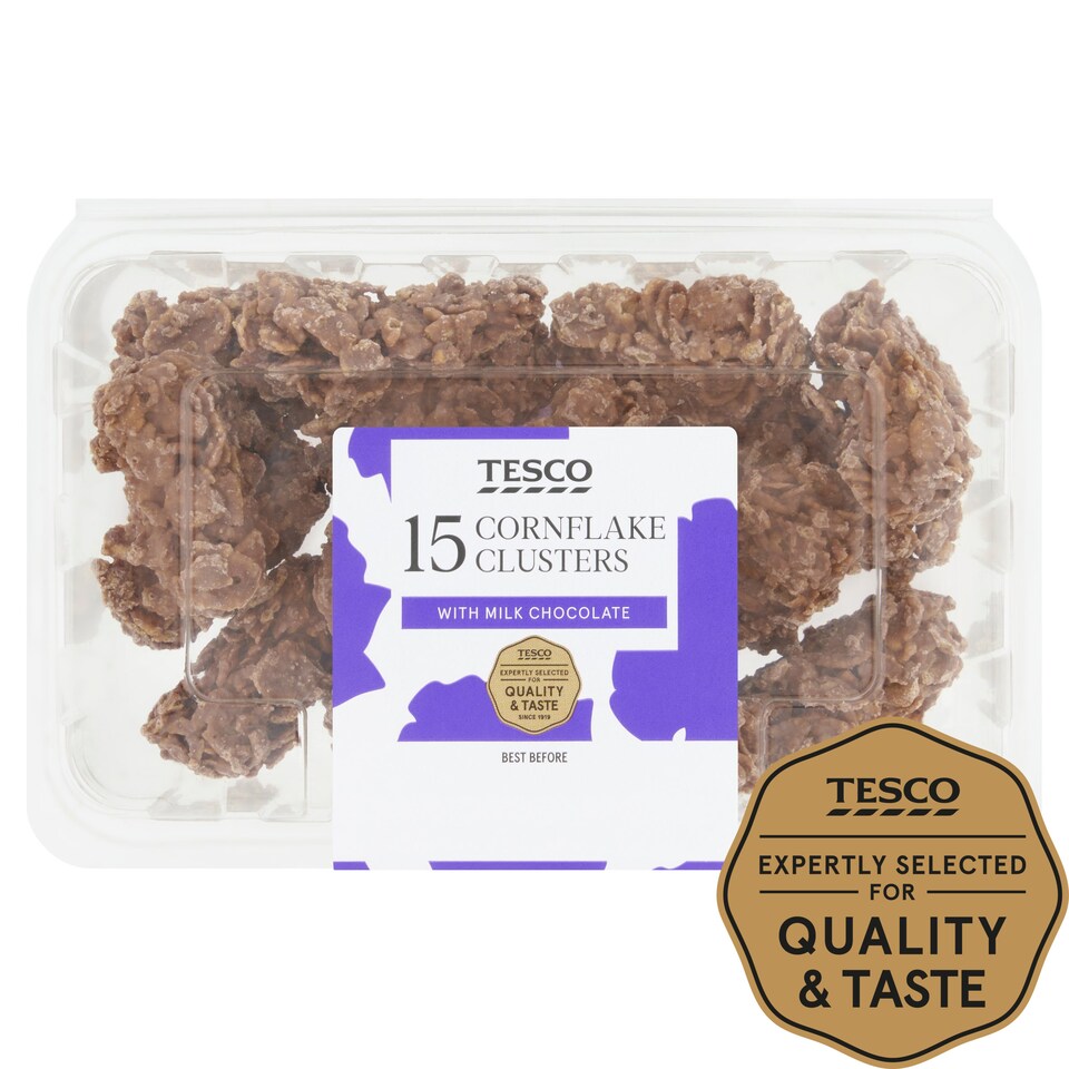 Tesco 15 Chocolate Cornflake Clusters - Tesco Groceries