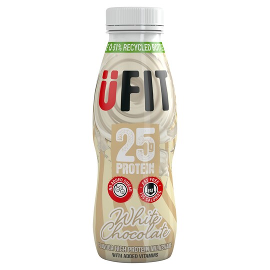 Ufit High Protein Milkshake White Chocolate Flavoured 330Ml - Tesco ...