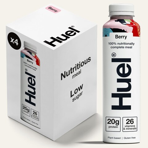 Huel Ready-to-Drink Complete Meal - Berry 4 x 500ml - Tesco Groceries