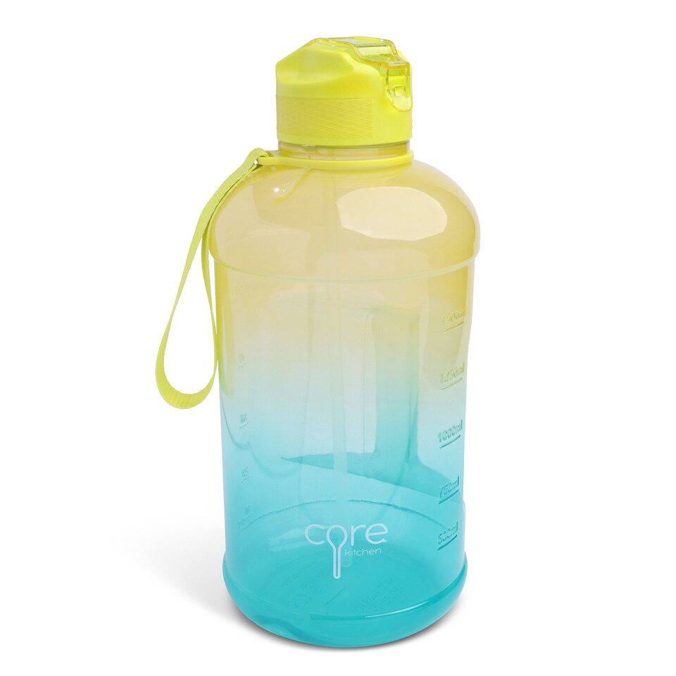 Core Kitchen Blue/Yellow Ombre Impulse Reusable Water Jug 2.2L - Tesco ...