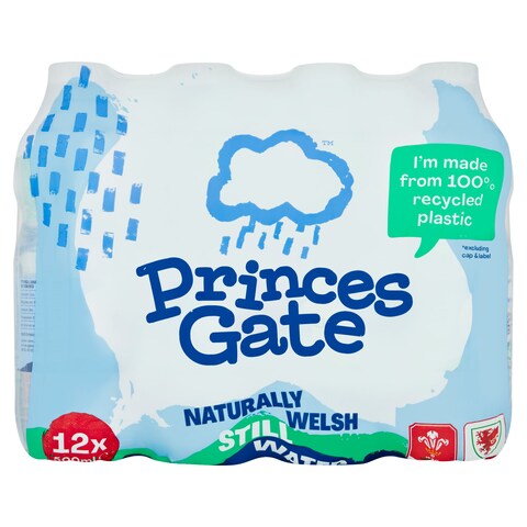 Princes Gate Still Natural Mineral Water 12 x 500ml - Tesco Groceries