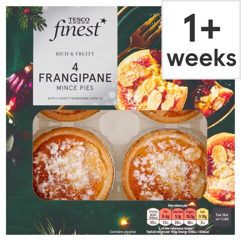 Tesco Finest 4 Frangipane Mince Pies - Tesco Groceries