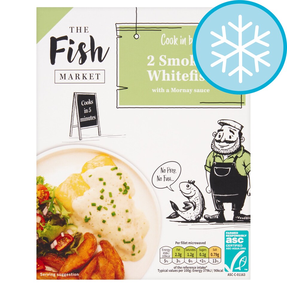 The Fish Market 2 Smoked Whitefish Mornay Sauce 280G - Tesco Groceries