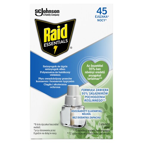 Raid Essentials Mosquito Killer Liquid Refill 27 ml - Tesco Groceries