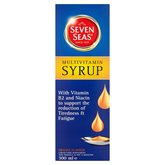 SEVEN SEAS MULTIVITAMIN SYRUP 300ML - Tesco Groceries