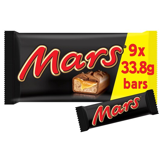 Mars Snacksize 9 X 33.8G - Tesco Groceries