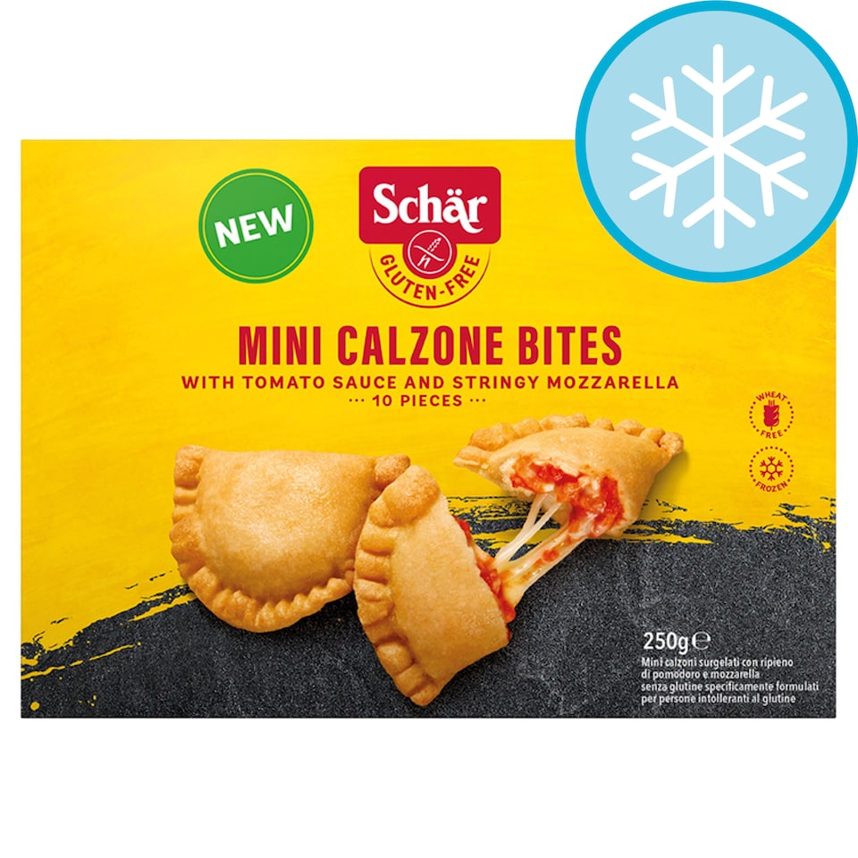 Schar Gluten Free Mini Calzone Bites 250G - Tesco Groceries