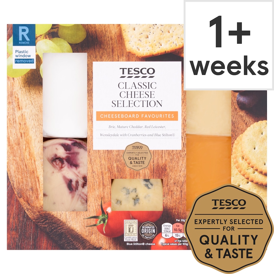 Tesco Classic Cheese Selection 450G - Tesco Groceries
