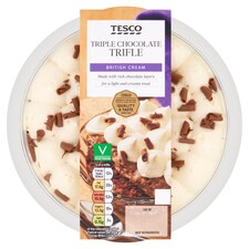 Tesco Triple Chocolate Trifle 500G - Tesco Groceries