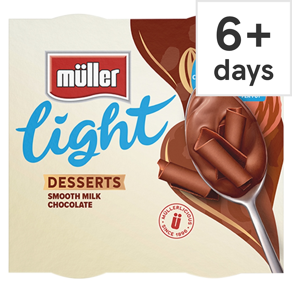 Muller Light Choc Pot Chocolate Desserts 4x80g - Tesco Groceries