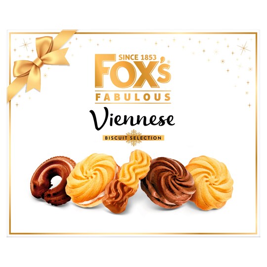 Fox's Fabulous Viennese Biscuit Selection 350G - Tesco Groceries