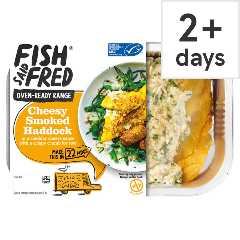 Fish Said Fred Cheesy Smoked Haddock 300G - Tesco Groceries