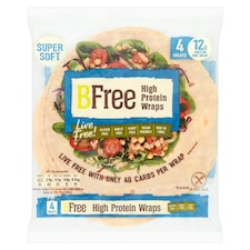 Bfree High Protein Wraps 4X42g - Tesco Groceries