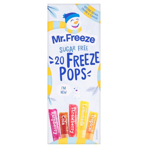 Mr Freeze Sugar Free Freeze Pops 20 X 45Ml - Tesco Groceries